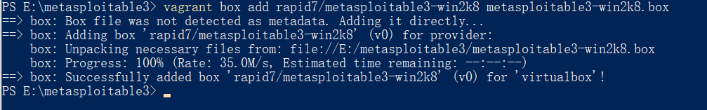 Windows 10环境下Metasploitable3 靶机的安装与部署（简单版） - JZX 轻语 | 陈建彰的博客